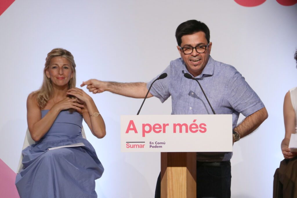 Esther Gil i Gerardo Pisarello, les propostes de Sumar per a la mesa ... Esther Gil i Gerardo Pisarello, les propostes de Sumar per a la mesa ...
