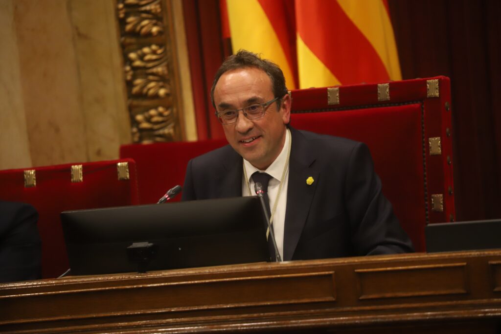 [VÍDEO] Rull, després de ser elegit president del parlament: "La ...