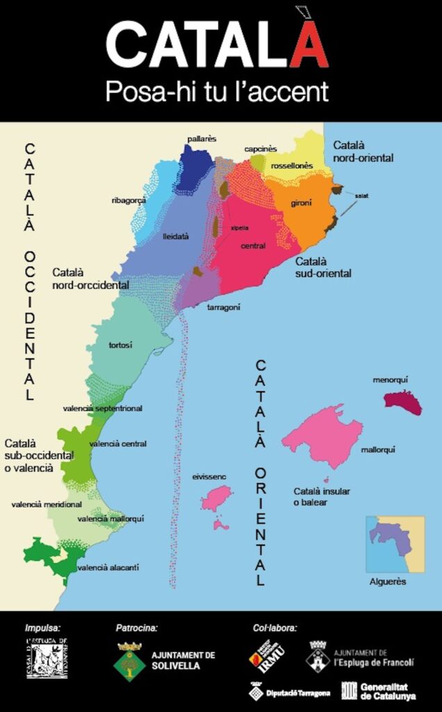 Un grup de lingüistes presenta un nou mapa dels dialectes del català